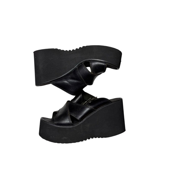 BONGO | Shoes | Y2k Platform Chunky Gothic Whimsygoth Buckle Leather ...